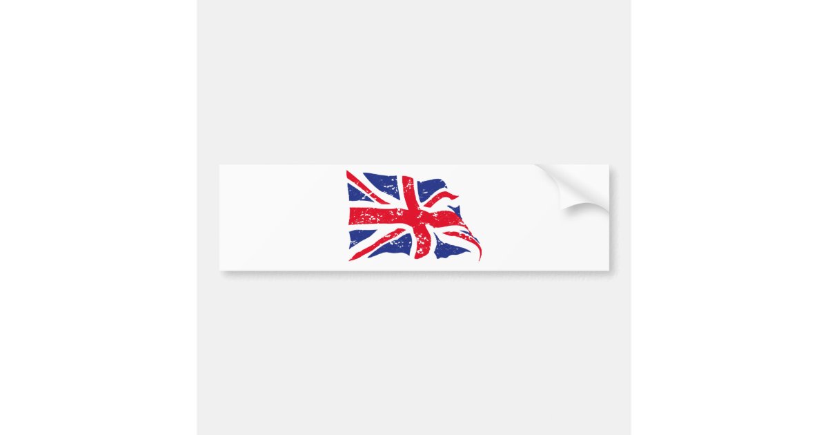 UK Flag Bumper Sticker | Zazzle