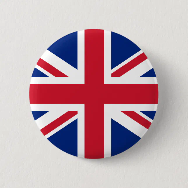 UK Flag Button | Zazzle