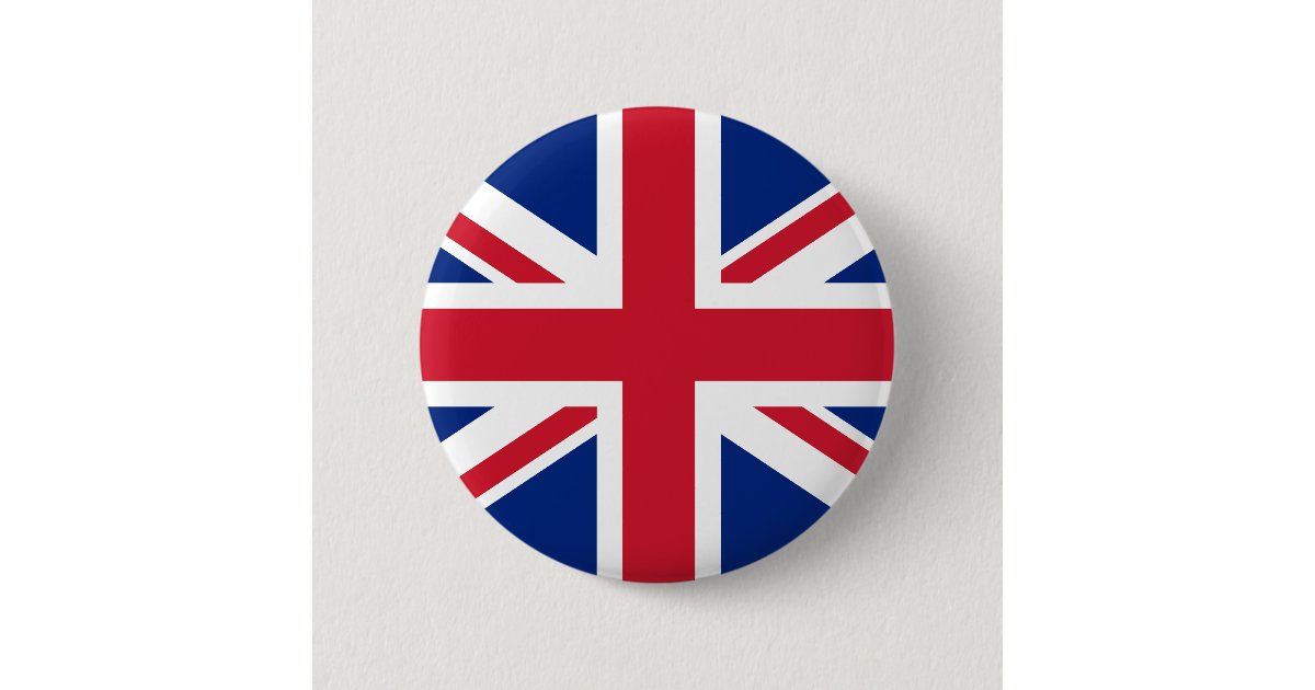 UK Flag Button | Zazzle