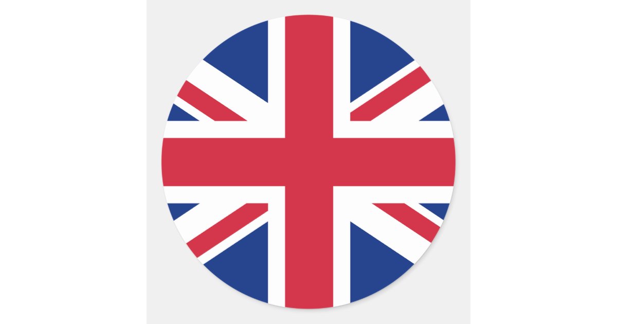 UK Flag Sticker | Zazzle