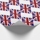 UK Union Jack Flag Diagonal Wrapping Paper | Zazzle