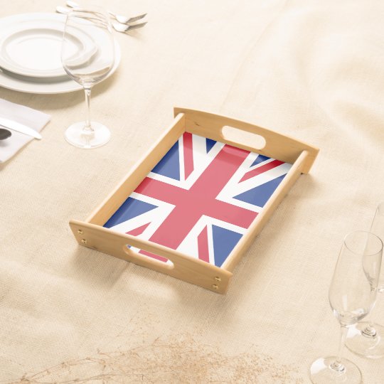 UK Union Jack Flag Patriotic Serving Tray | Zazzle.com