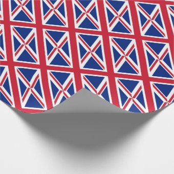 UK United Kingdom Britain Royal Union Jack Flag Wrapping Paper | Zazzle