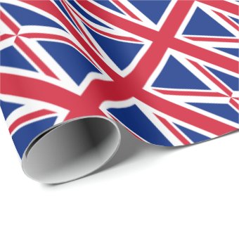 UK United Kingdom Britain Royal Union Jack Flag Wrapping Paper | Zazzle