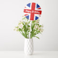 UK United Kingdom British Happy Birthday Balloon | Zazzle