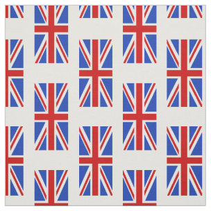 UK United Kingdom British Flag Fabric | Zazzle