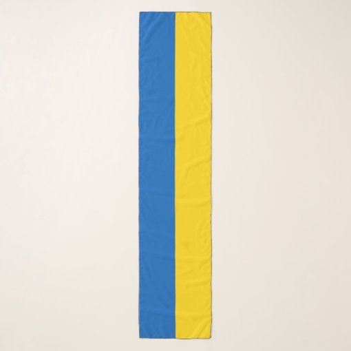 Ukraine Flag Blue Yellow Gold Ukrainian Patriotic Scarf | Zazzle