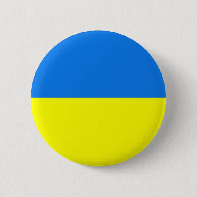 Ukraine Flag Button/Lapel Pin | Zazzle