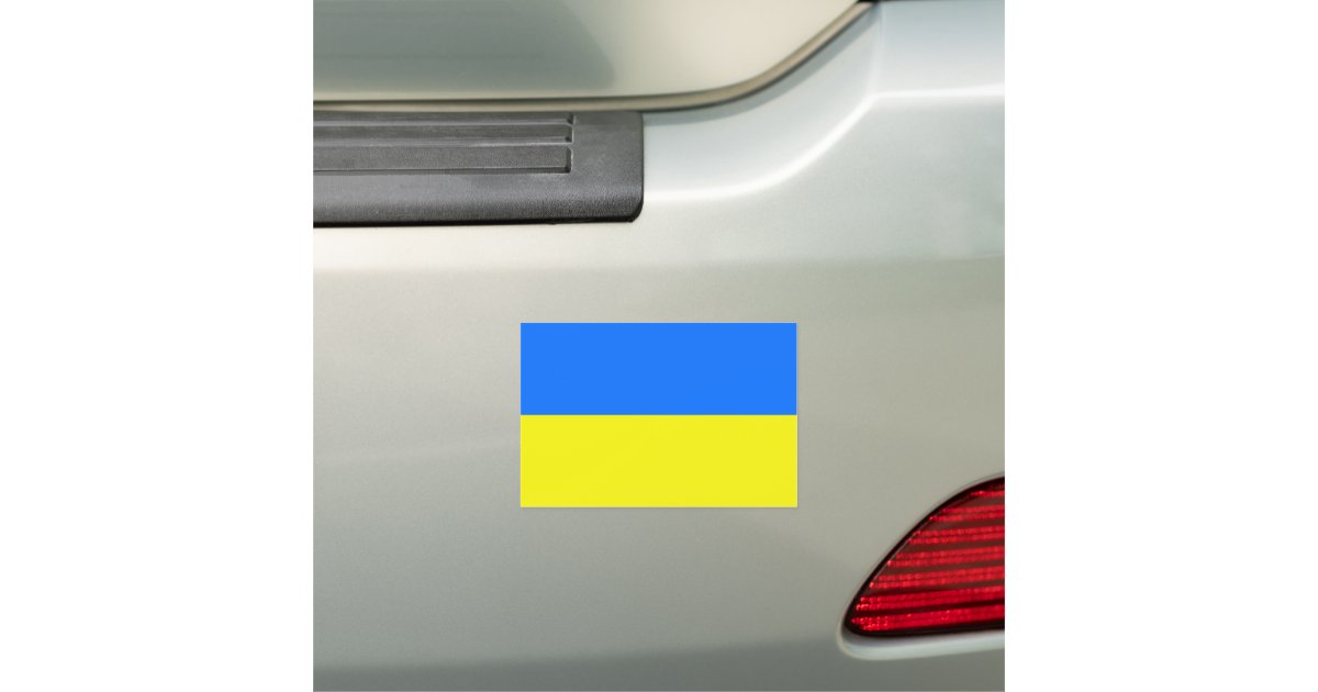 Ukraine Flag Car Magnet | Zazzle
