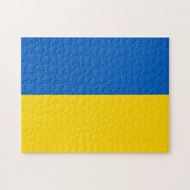 Ukraine Flag Jigsaw Puzzle | Zazzle