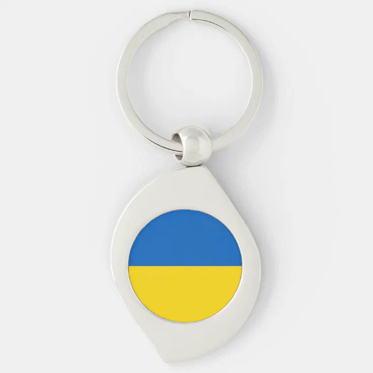 Ukraine Flag Keychain | Zazzle