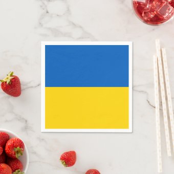 Ukraine Flag Napkins | Zazzle