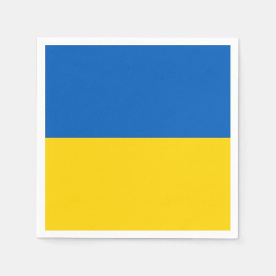 Ukraine Flag Napkins | Zazzle.com