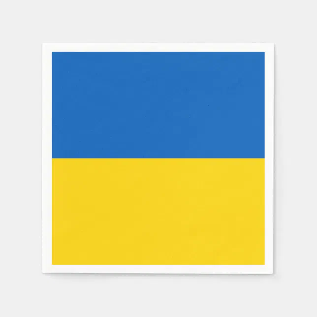 Ukraine Flag Napkins | Zazzle
