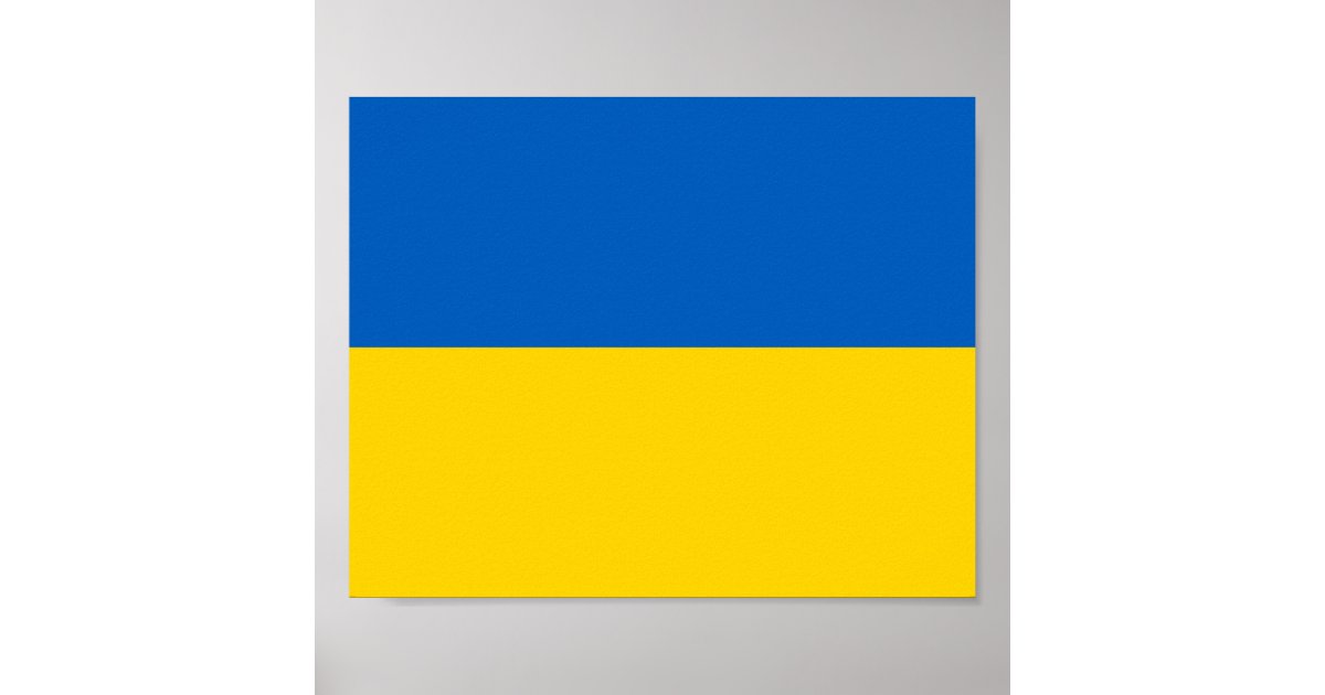 Ukraine Flag Poster | Zazzle