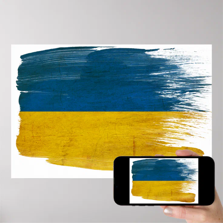 Ukraine Flag Posters | Zazzle