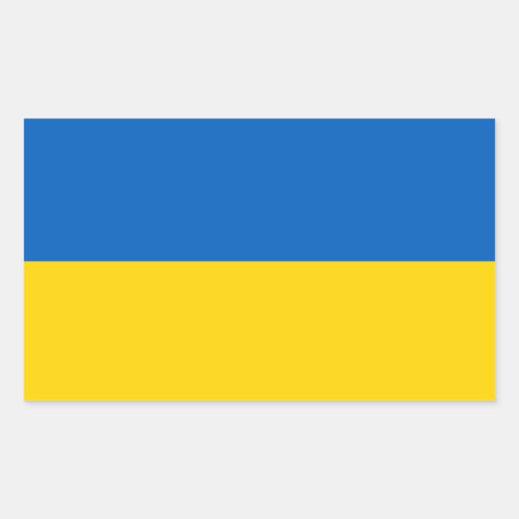 Ukraine* Flag Sticker | Zazzle
