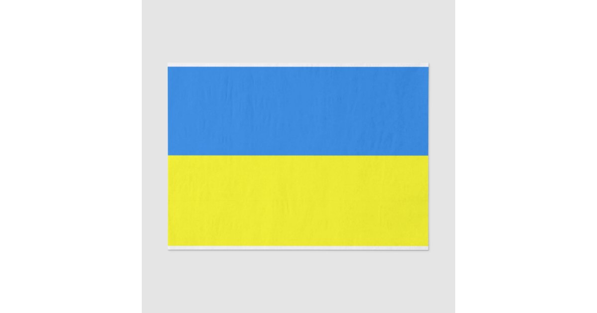 ukraine flag tissue paper | Zazzle