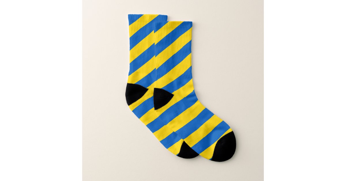Ukraine Flag Ukrainian Patriotic Socks | Zazzle