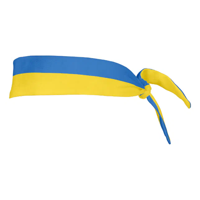 Ukraine Flag Ukrainian Patriotic Tie Headband | Zazzle