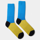 Ukraine flag yellow blue geometric pattern mesh socks | Zazzle
