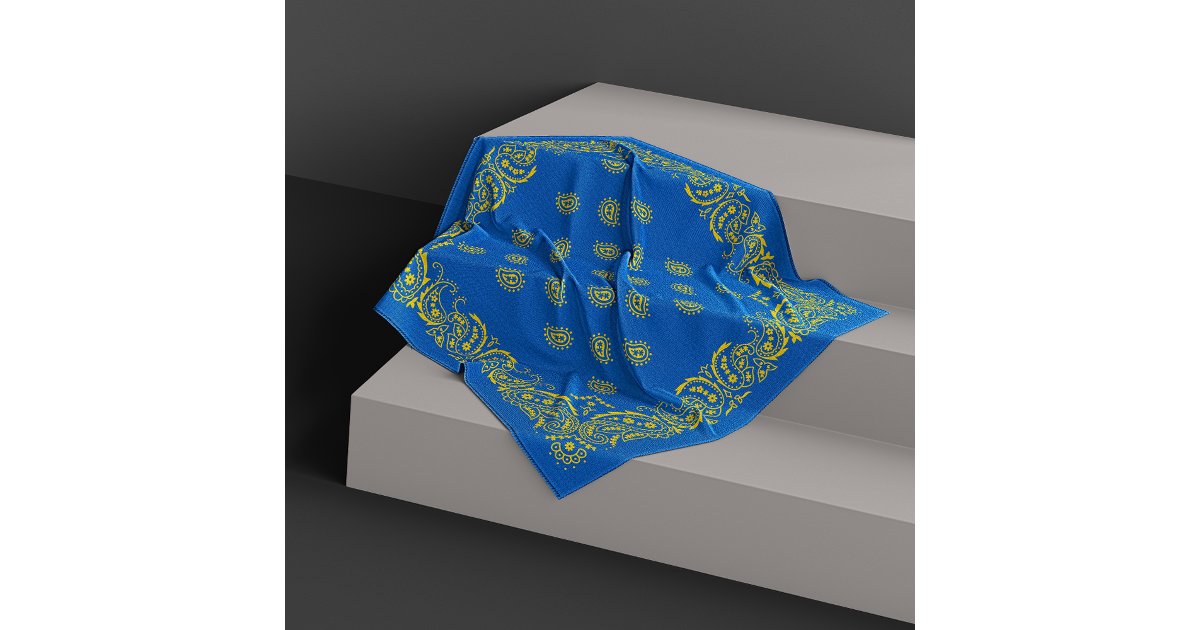 Ukraine paisley Bossica Bandana Scarf | Zazzle