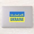 Ukraine Patriotic Support Peace Ukranian Flag Car Sticker | Zazzle