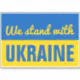 Ukraine Patriotic Support Peace Ukranian Flag Car Sticker | Zazzle