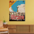 Ukraine Vintage Travel Poster | Zazzle