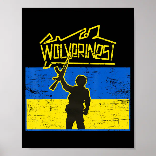 Ukraine Wolverines Poster | Zazzle