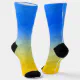 Ukraine yellow blue geometric mesh pattern socks | Zazzle