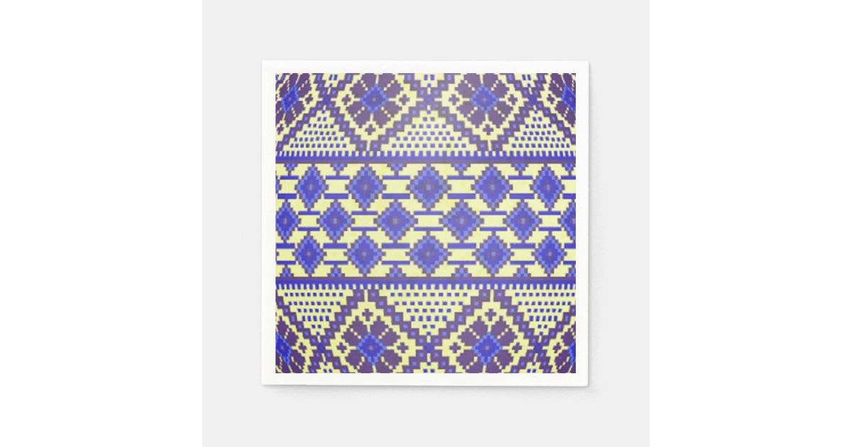 Ukrainian Easter Egg (Pysanka) Paper Napkins | Zazzle