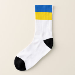 Ukrainian Flag Socks Mens show your support | Zazzle