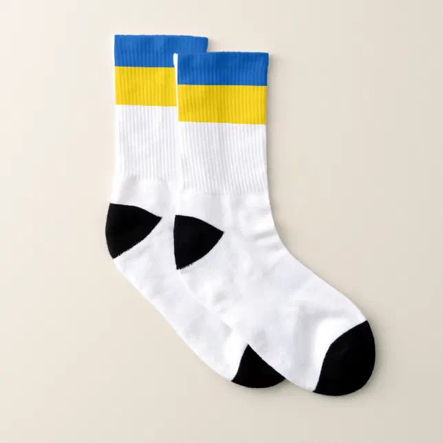 Ukrainian Flag Socks Mens show your support | Zazzle