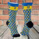 Ukrainian flag & Ukraine Flag fashion wear /sports Socks | Zazzle
