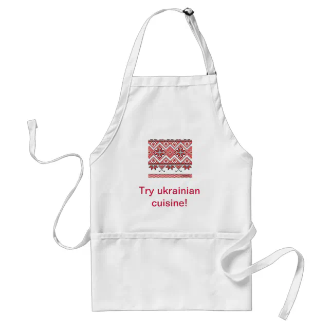 Ukrainian ornament apron | Zazzle