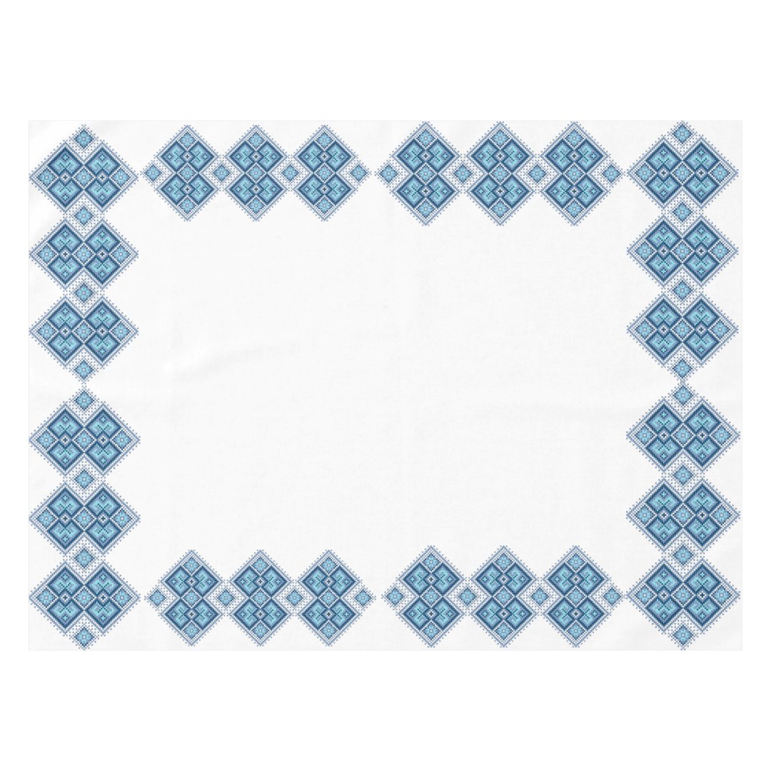 Ukrainian pattern cross-stitch tablecloth | Zazzle