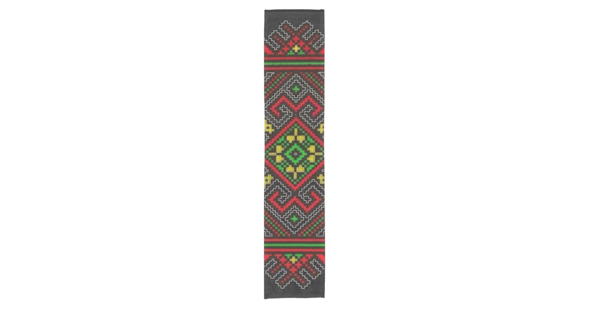 Ukrainian Traditional Design Table Runner | Zazzle