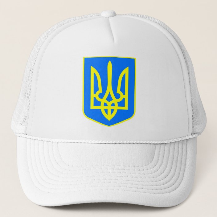 Ukranian Flag Hat / Ukraine Crest Cap | Zazzle.com