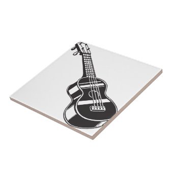 Ukulele Hawaian Instrument Cute Unique Guitar Hawa Ceramic Tile | Zazzle