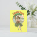 Ukulele Lady #1 Postcard | Zazzle