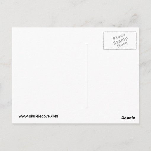 Ukulele Lady #2 Postcard | Zazzle