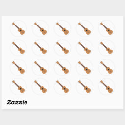 Ukulele Sticker | Zazzle