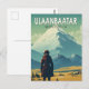 Ulaanbaatar Mongolia Travel Art Vintage Postcard | Zazzle