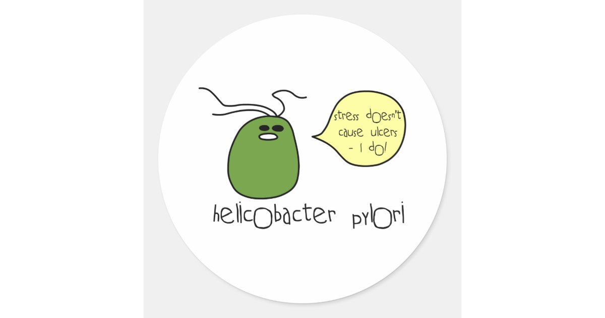 Ulcer Classic Round Sticker | Zazzle