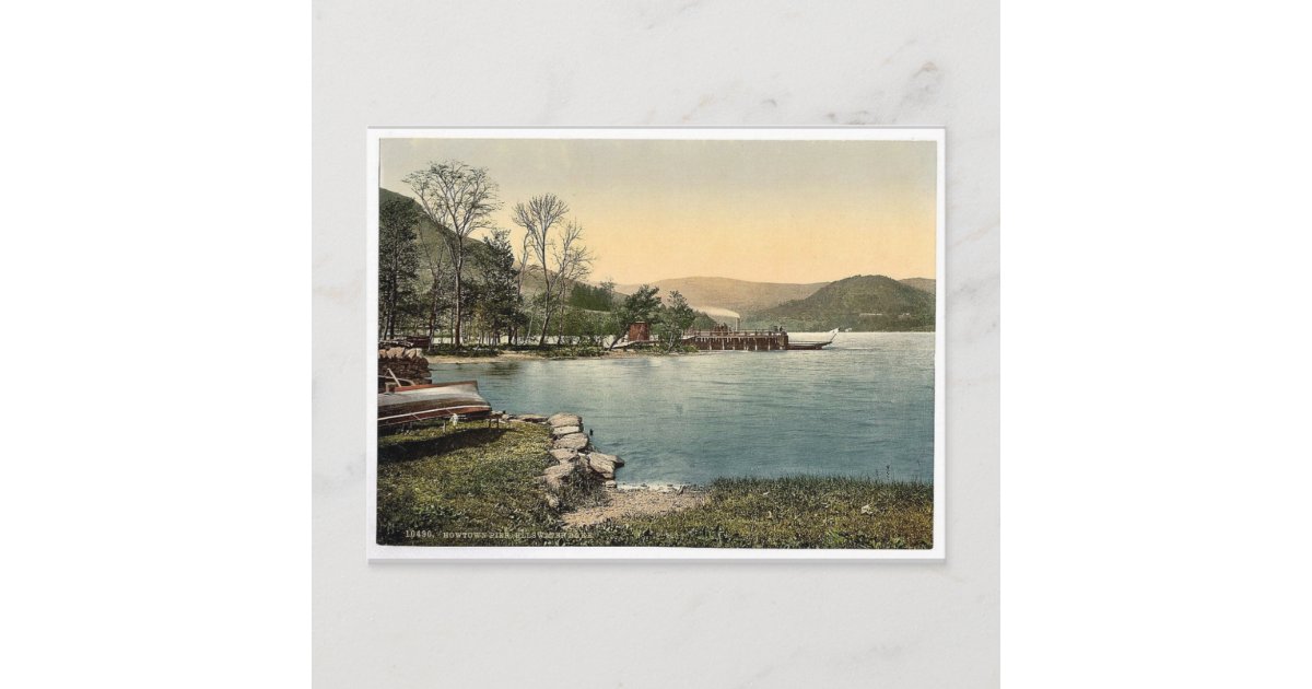 Ullswater, Howtown Pier, Lake District, England ra Postcard | Zazzle