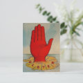 Ulster Red Hand & Map Postcard | Zazzle