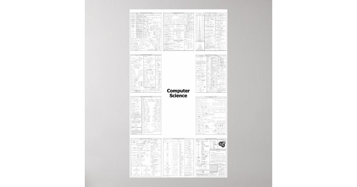 Ultimate Computer Science Reference Poster | Zazzle