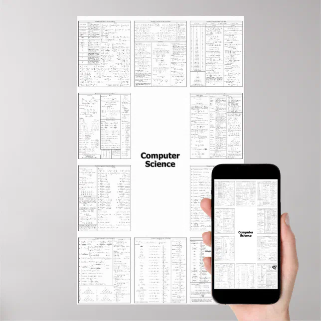 Ultimate Computer Science Reference Poster | Zazzle