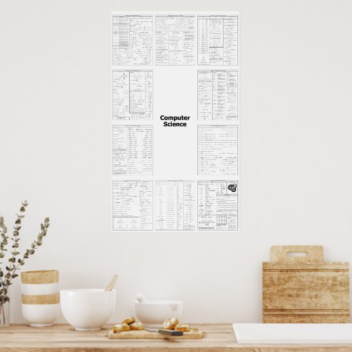 Ultimate Computer Science Reference Poster | Zazzle